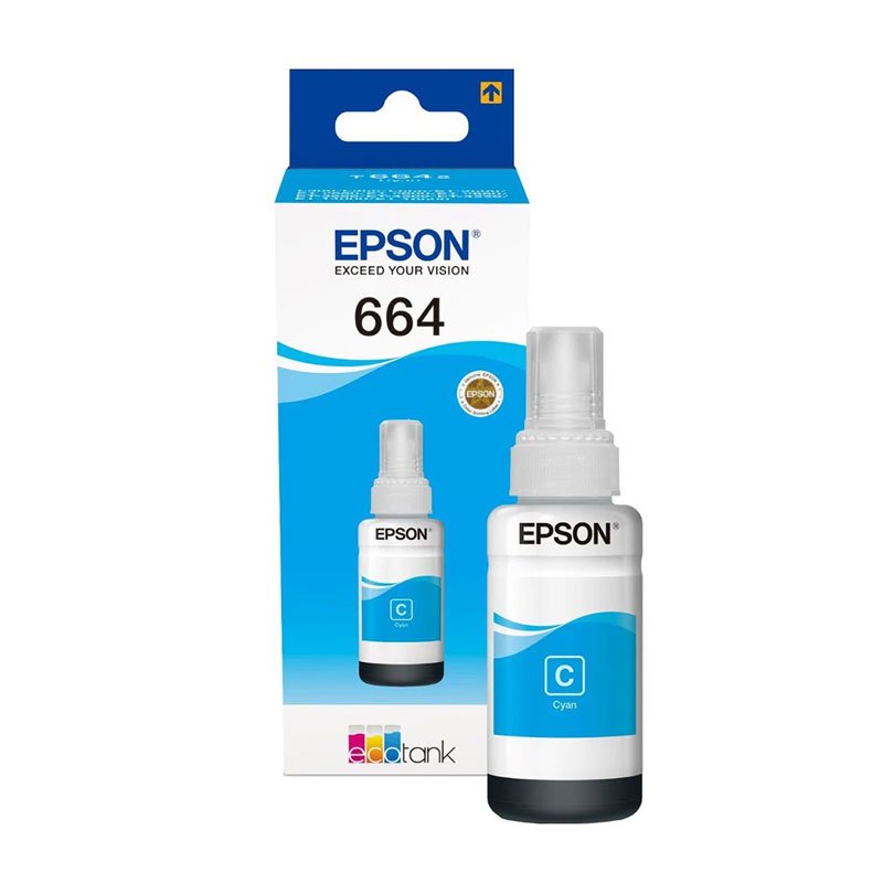 Epson T664 Ink Bottle Cyan | Innovink Solutions