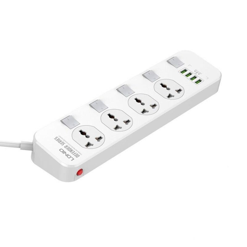 LDNIO SC4408 Power Socket 2500W 4 USB Extension Power Cord | Innovink ...