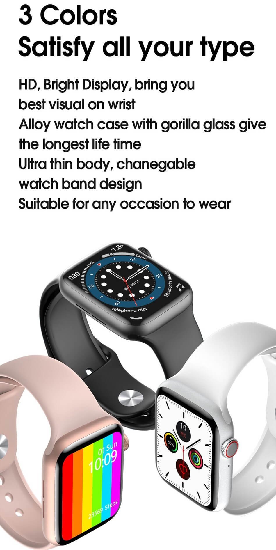 WIWU SW01 Smart Watch - Water proof | Innovink Solutions