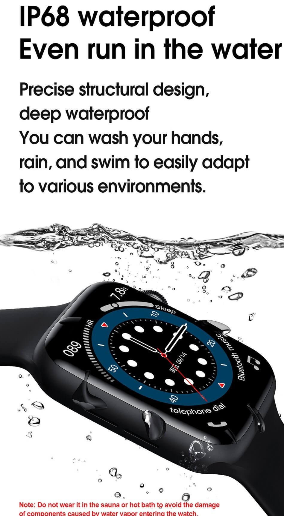 WIWU SW01 Smart Watch S9 - Water proof | Innovink Solutions