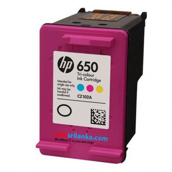 HP 650 TRI-COLOR ORIGINAL CARTRIDGE | Innovink Solutions