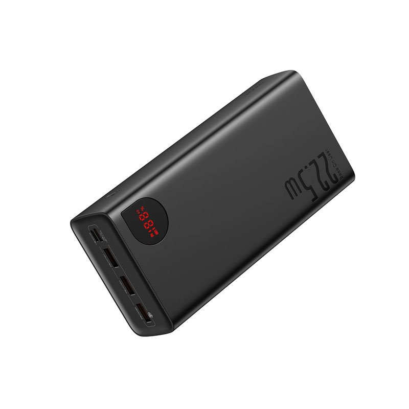 Baseus Adaman Metal Digital Display 22.5W Quick Charge 40000mAh Power ...